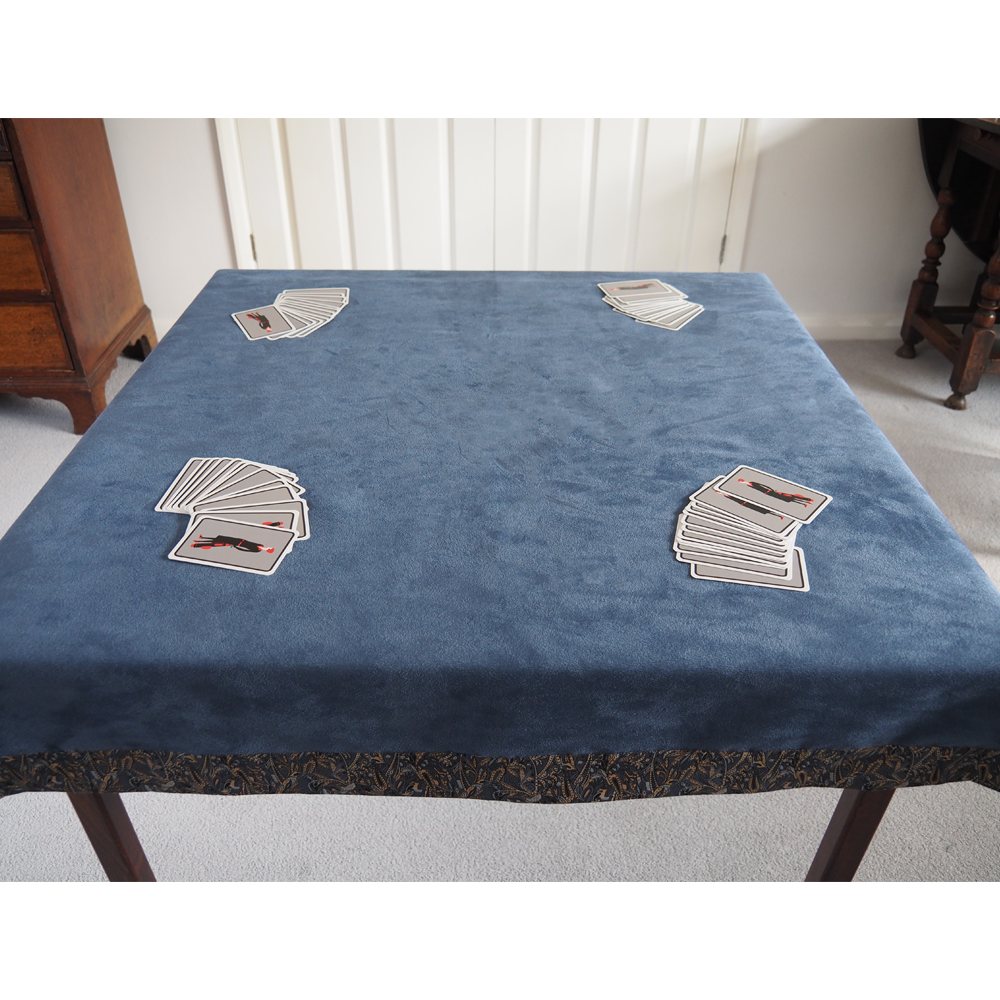 British-made Luxury Velvet Bridge Cloth - New Designs for Bridge