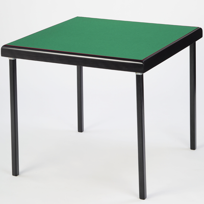 Pelissier Premier card table with mahogany finish and green baize New Designs for Bridge